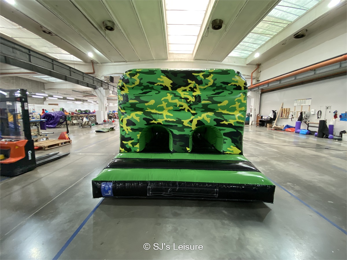 Army themed inflatable obstacle course hire - SJ's Leisure