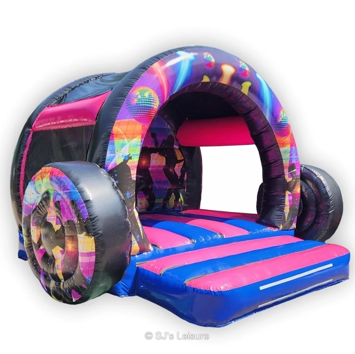 Disco Dance Curved Bouncer - Inflatable & Fun Product Hire in ...