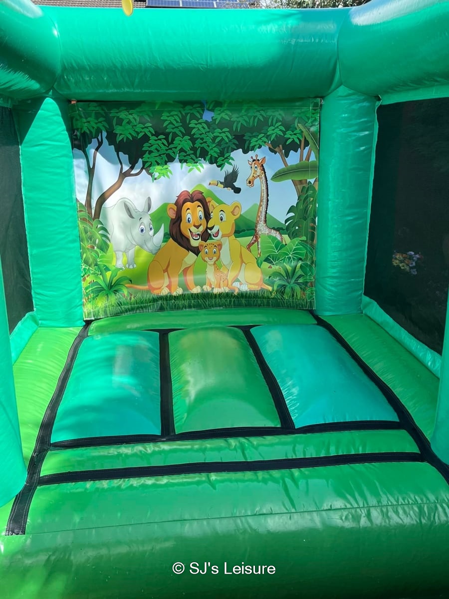 Mini Indoor Jungle Bouncy Castle - Inflatable & Fun Product Hire in ...