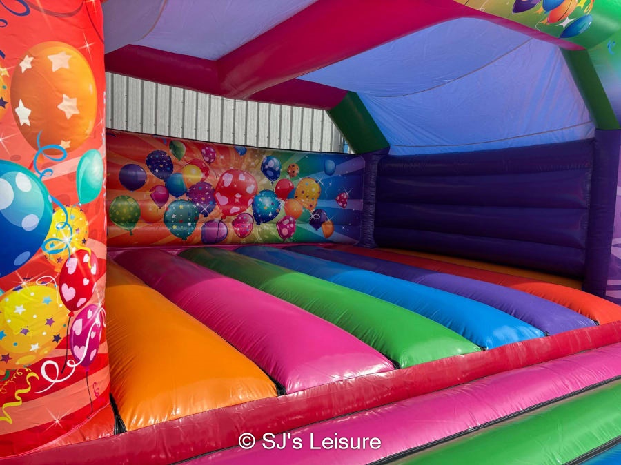 Multicoloured Party Mega Bouncer - Inflatable & Fun Product Hire in ...