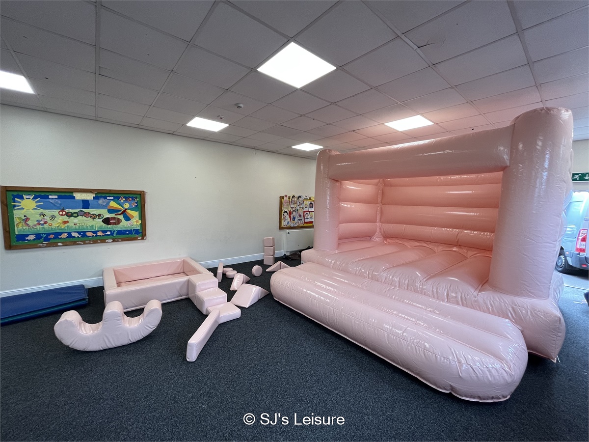 Nude / Blush Soft Play & Bouncy Castle Package (INDOOR ONLY) - Inflatable & Fun Product Hire in ...