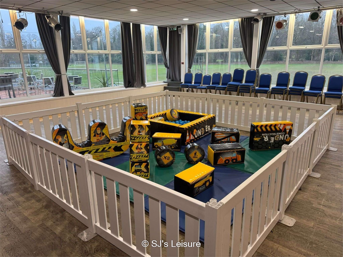 Soft Play With Plastic Fencing 'Pen' - Inflatable & Fun Product Hire in ...
